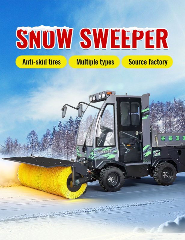 High-efficiency Multifunctional Snow Sweeper Vehicle