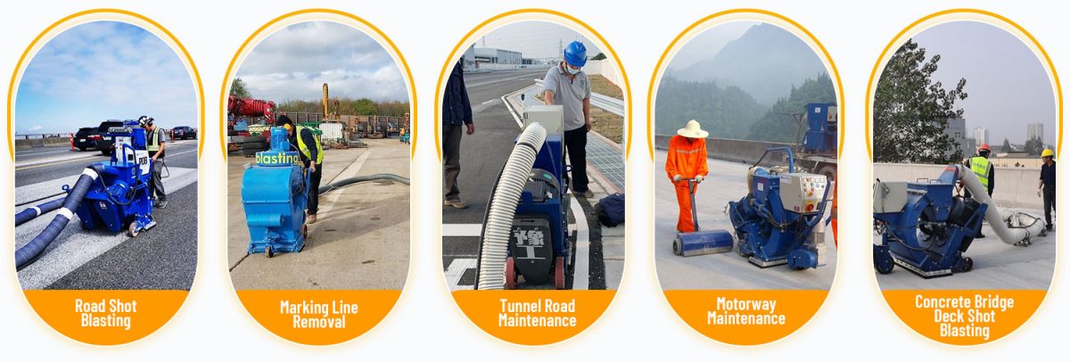 Floor Shot Blasting Machine - Efficient Road Concrete Shot Blasting ...