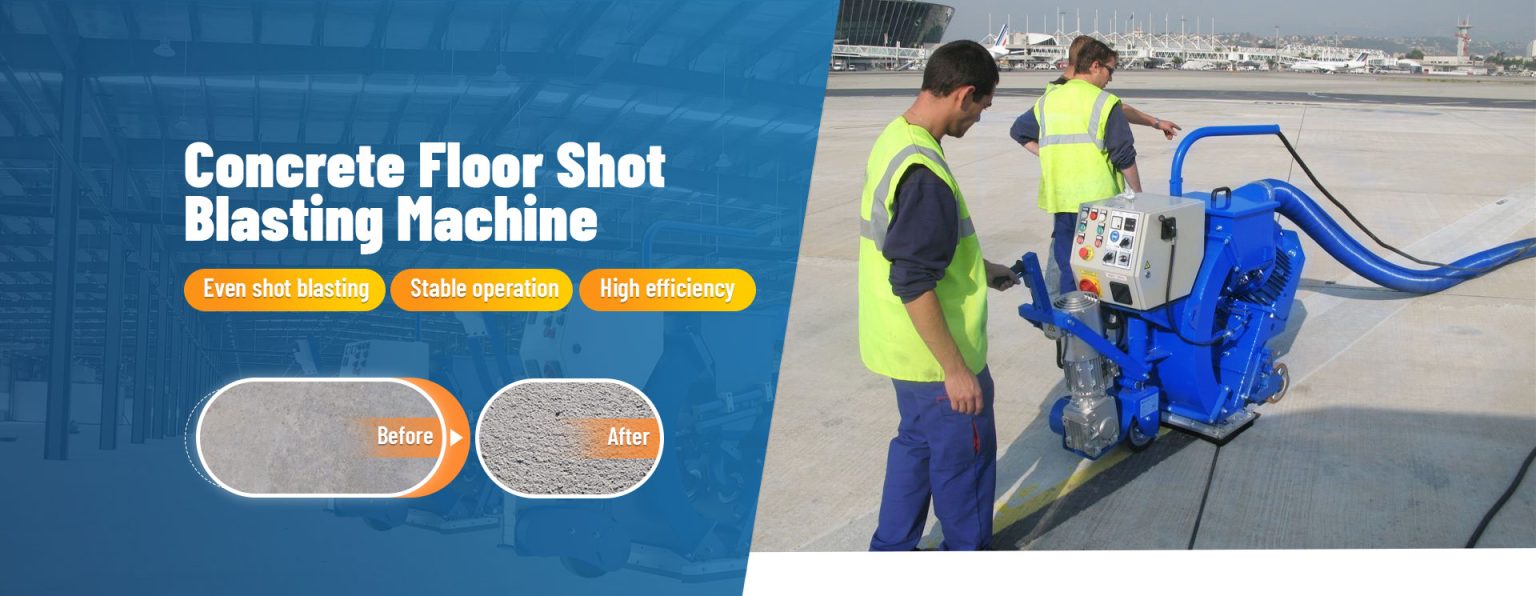 Floor Shot Blasting Machine - Efficient Road Concrete Shot Blasting ...